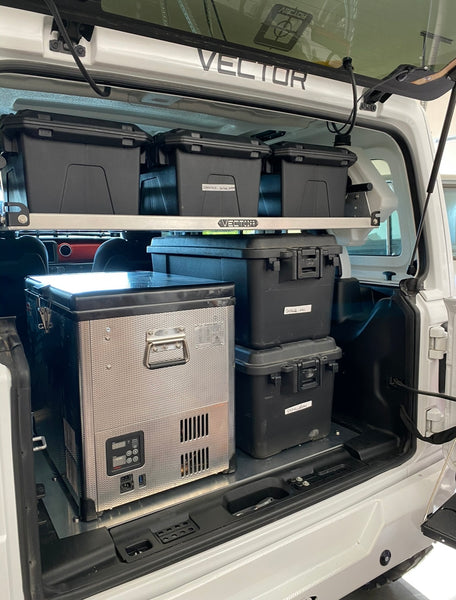 Jeep Storage Shelf Baskets for JLU | Cargo Van Shelves